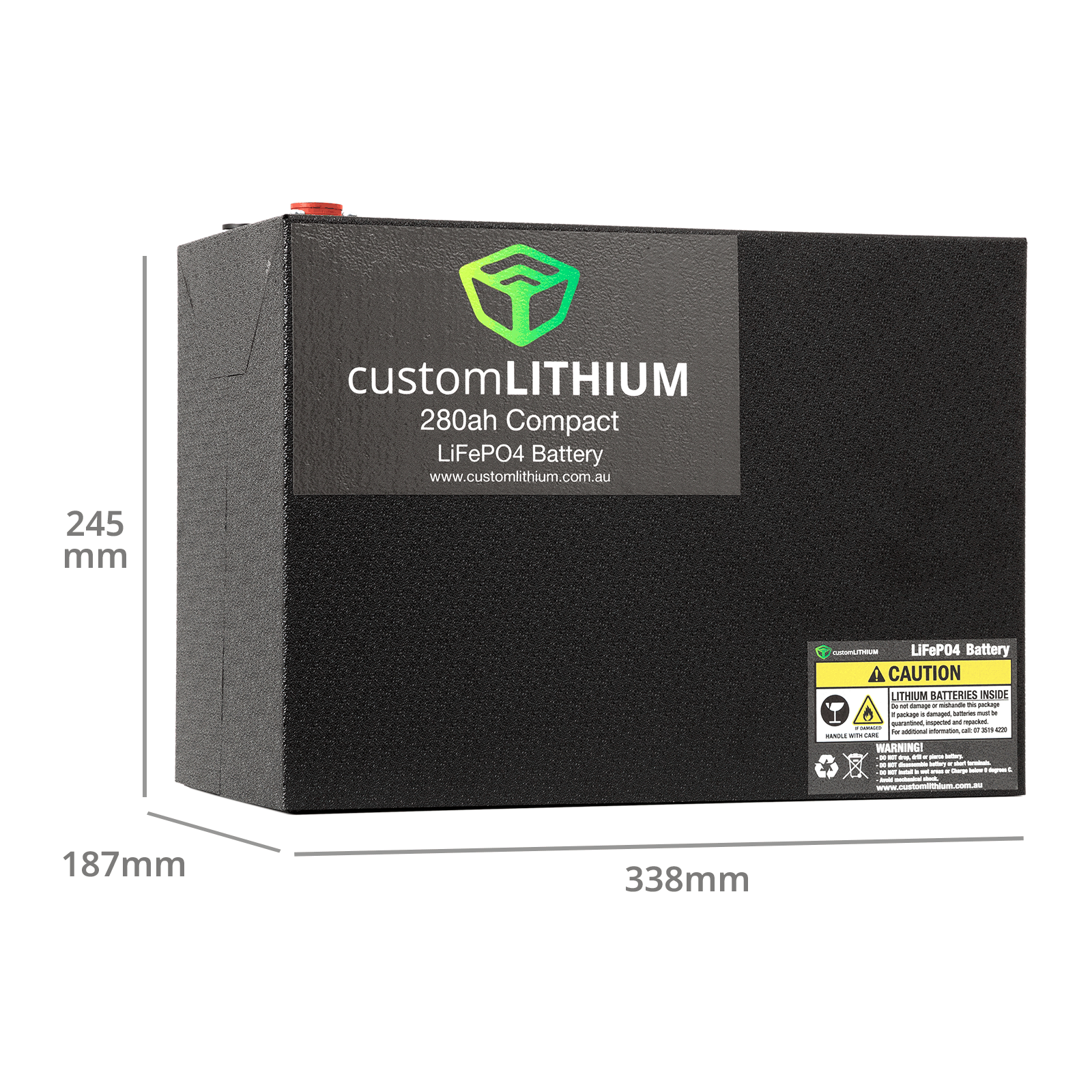 Australian Made Custom Lithium 280Ah Compact Battery – MAKS Caravan Centre
