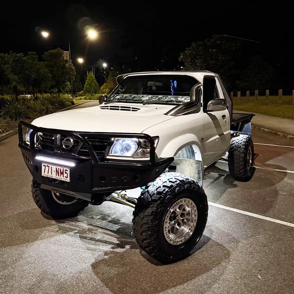 Solar Screens for GU Patrol Ute – MAKS Caravan Centre