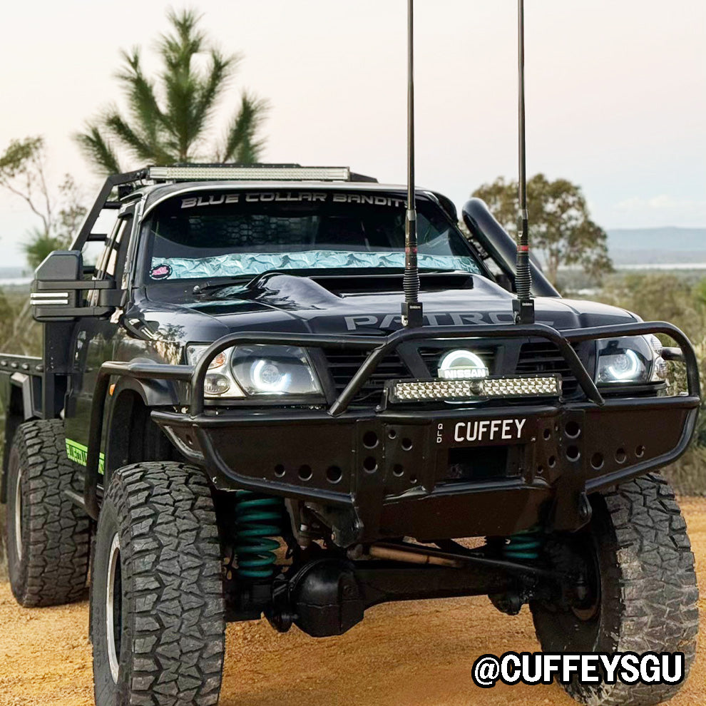 Solar Screens for GU Patrol Ute – MAKS Caravan Centre