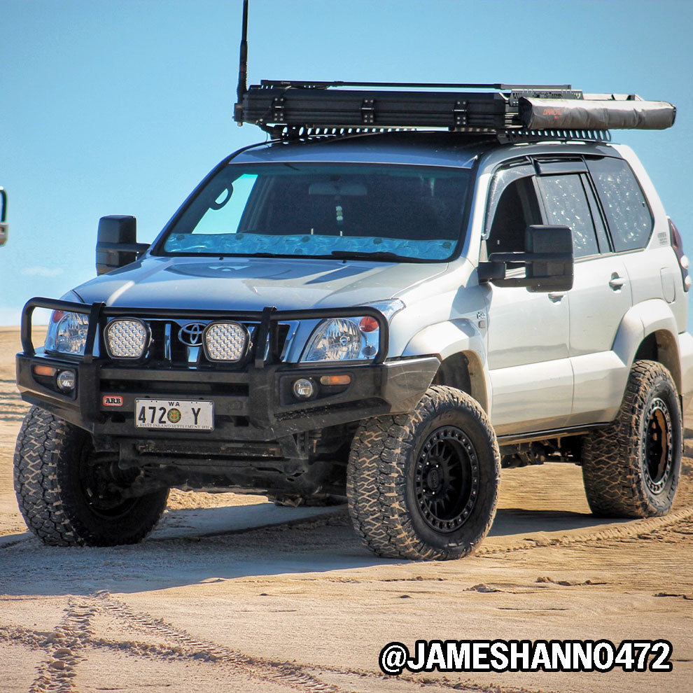 Solar Screens for Toyota Prado 120 Series – MAKS Caravan Centre